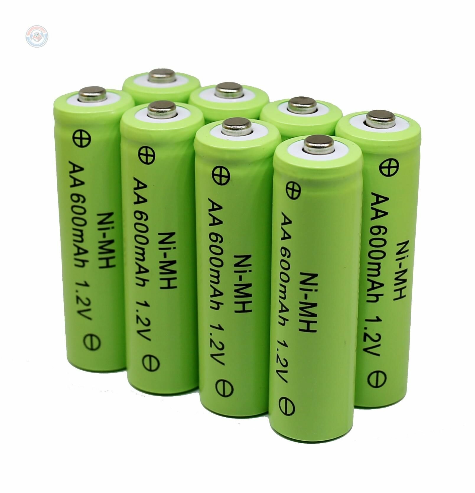 Аккумулятор AA Ni-MH 1,2 В 600 мАч для садовых солнечных фонарей и бытового инструмента, многоразовая батарея с длительным сроком службы