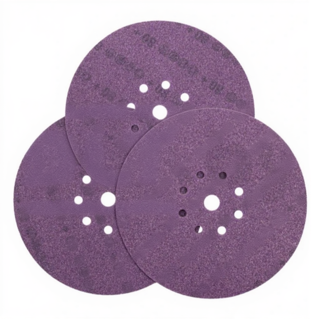 Круг шлифовальный DLT GrandFlex FILM-CERAMIC, P80, 225мм, 10шт, (на плёнке, керамика точной формы), арт. 3007