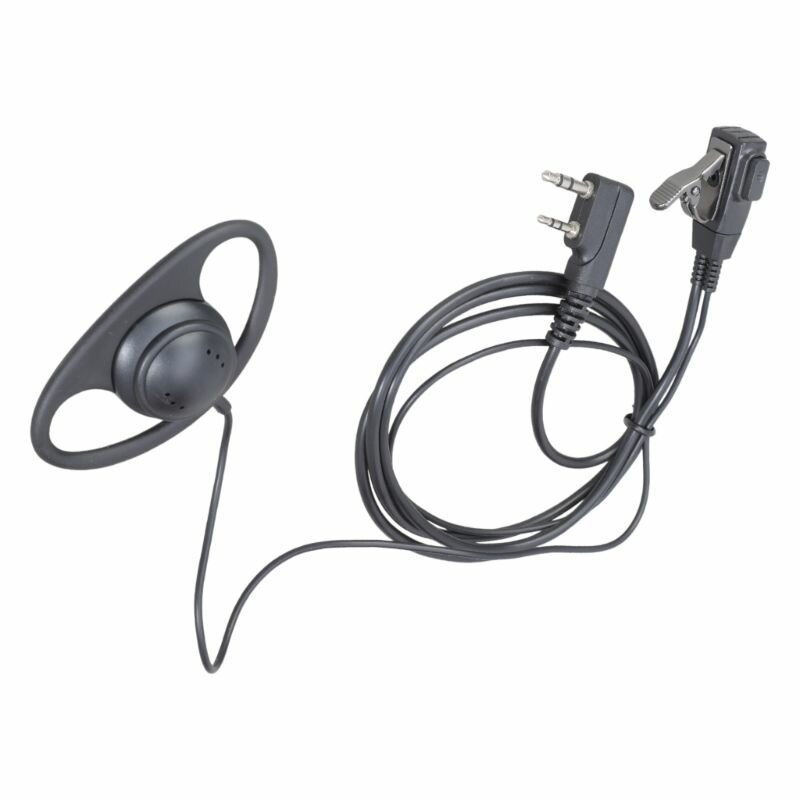 Универсальная гарнитура для портативной рации K-head с большим ушным вкладышем D-типа