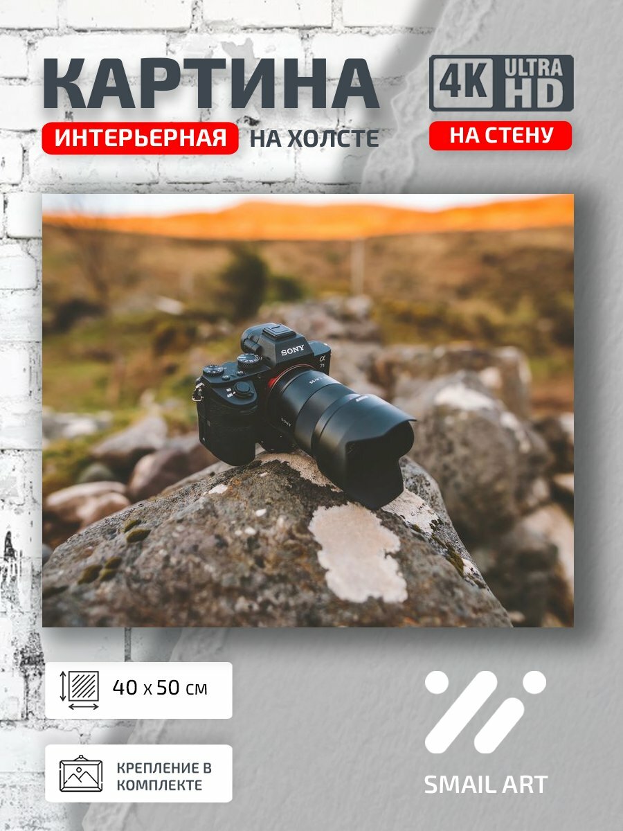 Картина на холсте интерьерная 40 на 50 на стену Камни sony для спальни атмосфера интерьер