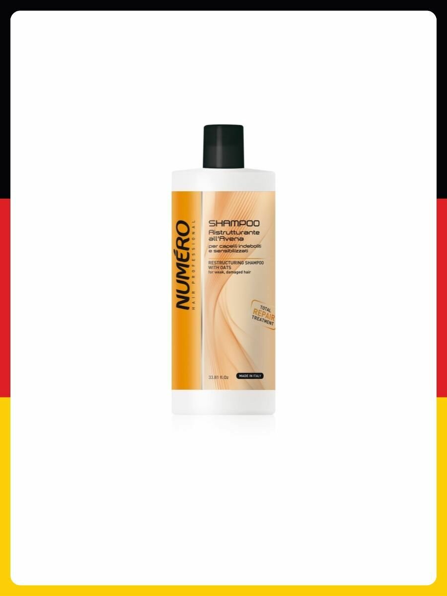 Шампунь для волос Brelil Professional Restructuring Shampoo restructuring shampoo, 1000 мл