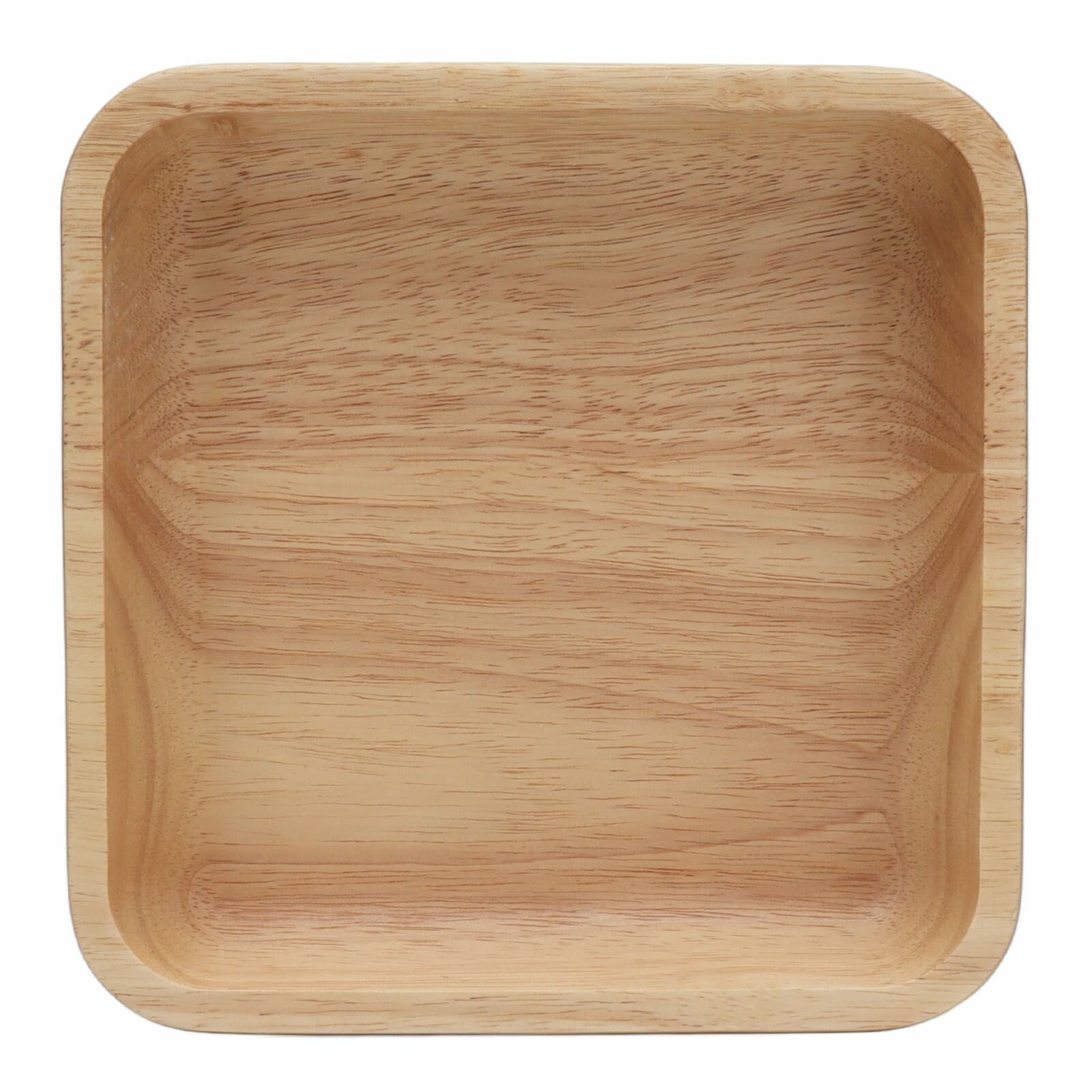 Деревянная салатница, квадратная утолщенная простая салатница для еды и риса, кухонная посуда для ресторана, 18 см/7,1 дюйма