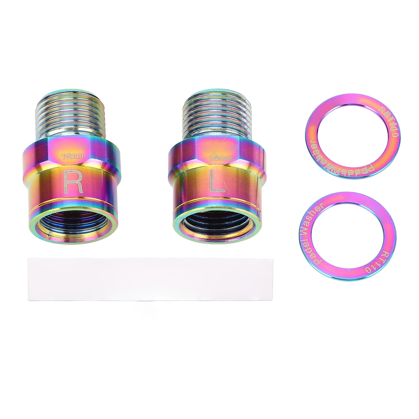 2 шт. удлинитель педали велосипеда из сплава титана удлиняющий вал педали велосипеда удлиняющий вал 16 мм