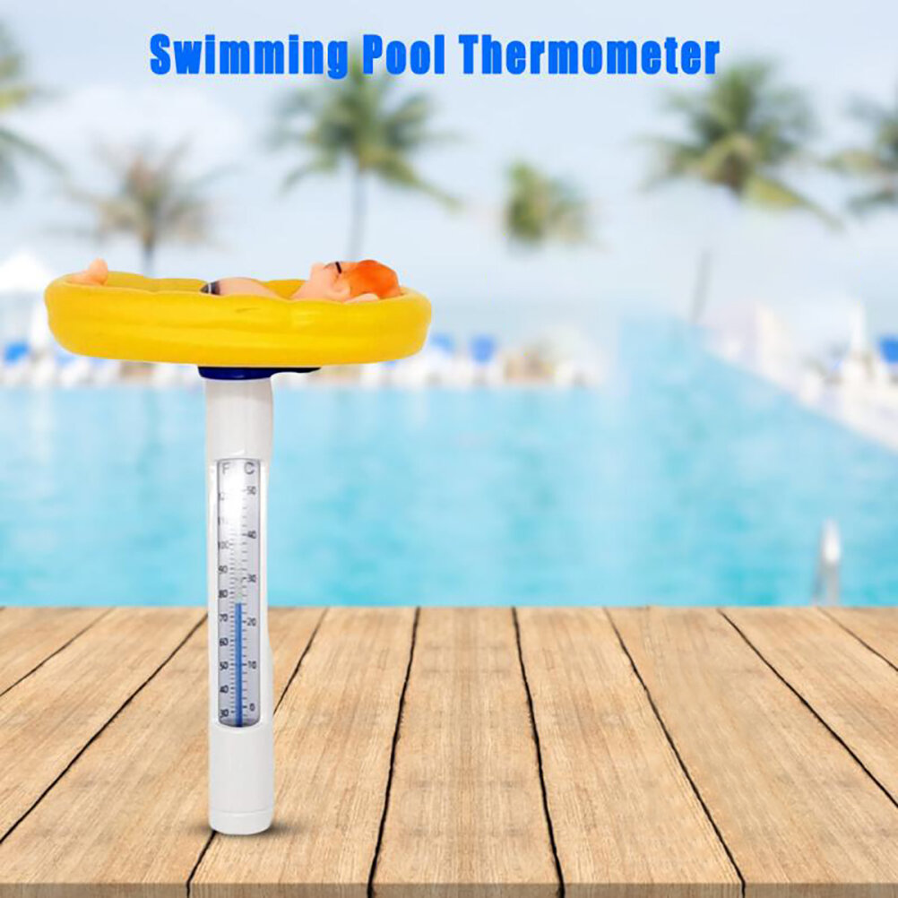 Cartoon Floating Pool Thermometer Plastic Swimming Bathtub — фото 1