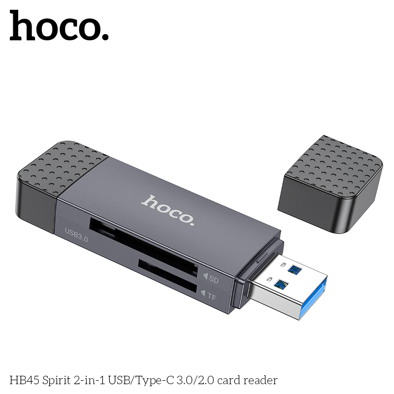 Картридер Hoco HB45 2в1 USB+Type-C
