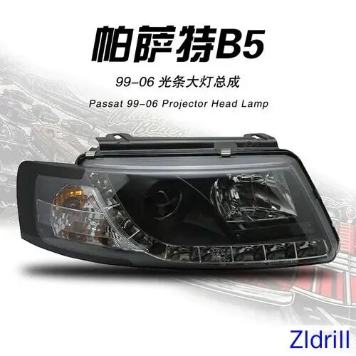 Zldrill Фара автомобильная, Светодиодная, 2 шт, арт. Volkswagen Passat B5 1999-2007