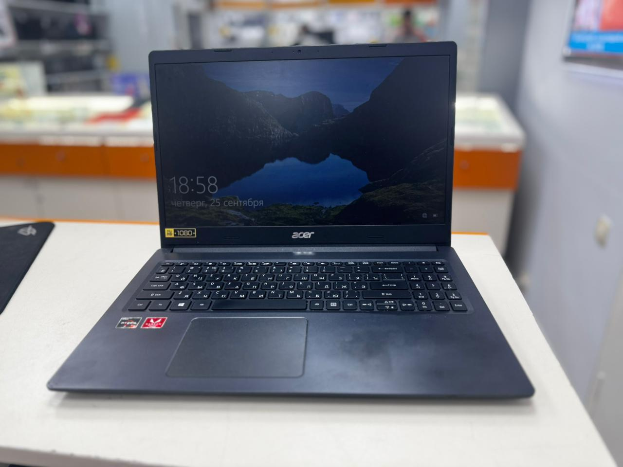 Ноутбук Acer; Ryzen 5 3500U, Radeon Vega 8, 8 Гб, 256 Гб, б/у, уценка