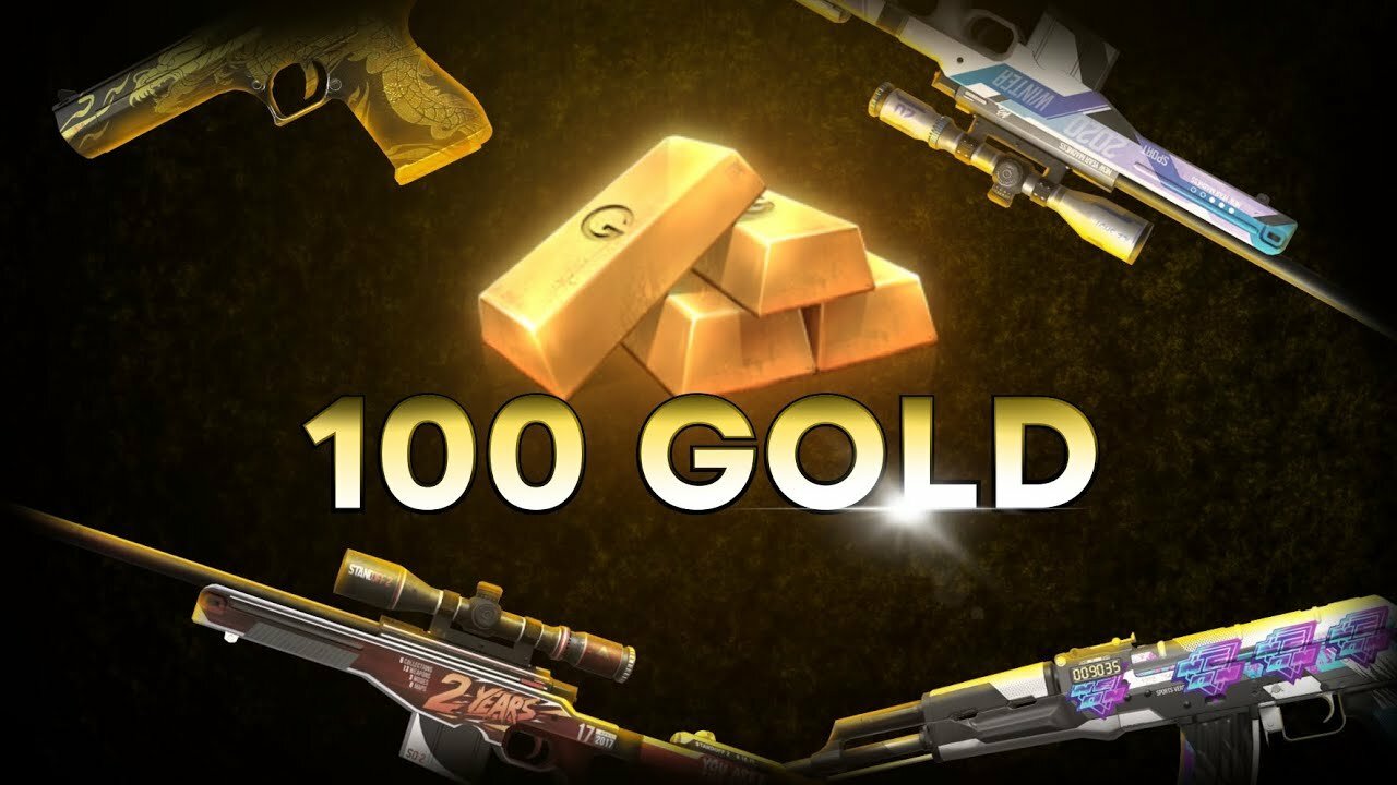 Ключ активации "100 золота Standoff 2", для мобильного устройства, 1 аккаунт, 0+