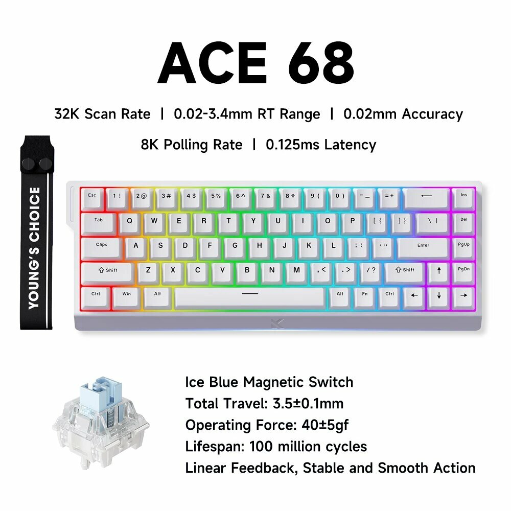 ACE 68 механическая клавиатура, цвет Ace68-15
