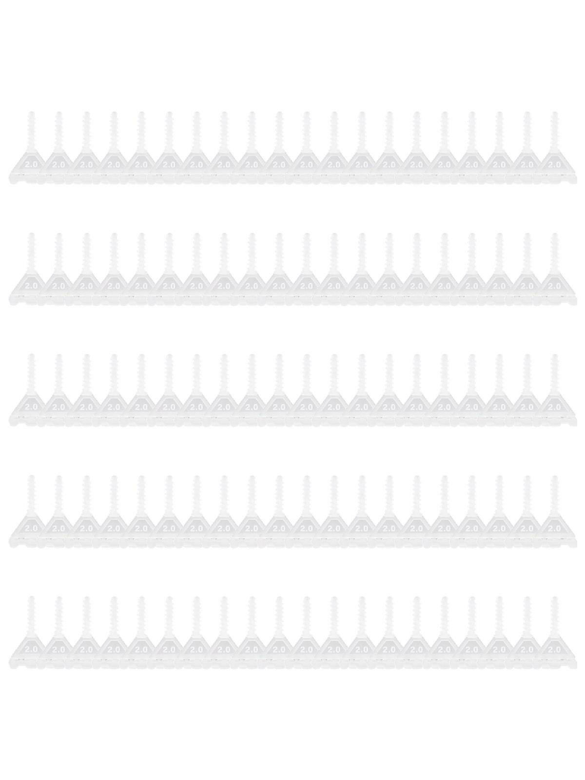 100шт Клипсы для выравнивания плитки Распорные планки Вата для укладки плитки Стены Пол