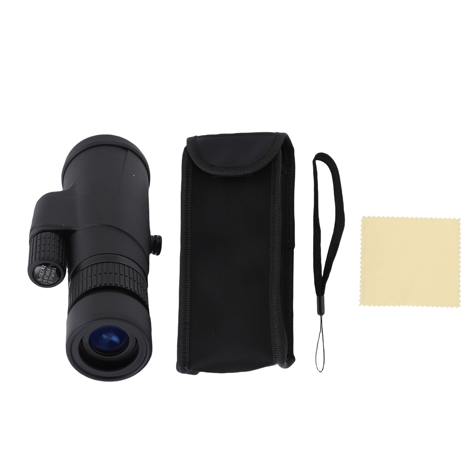Монокулярный телескоп с зумом 6-18x42, мощный монокулярный телескоп для наблюдения за птицами, путешествий и кемпинга.