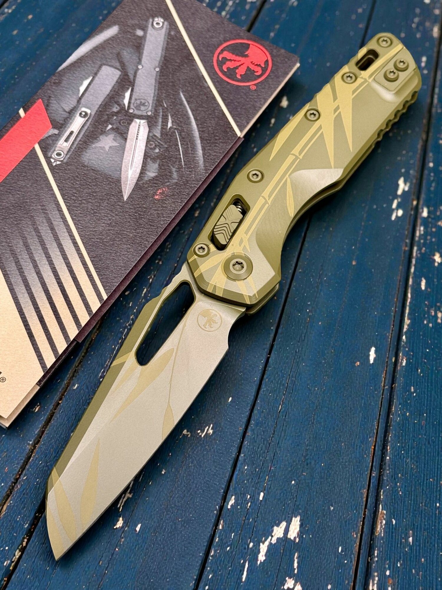 Нож складной MicroTech MCT2101CAM MSI Ram-Lok, Cerakote Bamboo Standard