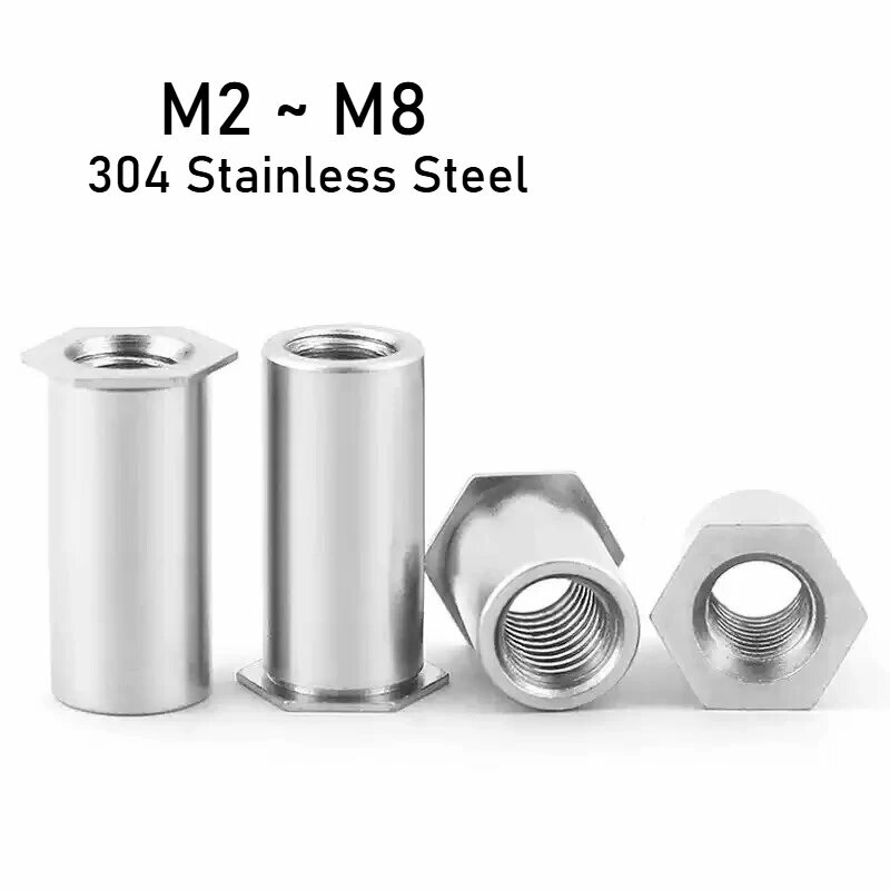 Заклепки Huiruixin M2х4 мм, нержавеющая сталь 304, 20шт