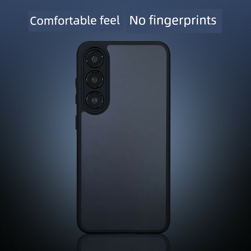 Чехол Meizu 21 Pro с воздушной подушкой, ударопрочный, матовый черный защитный чехол
