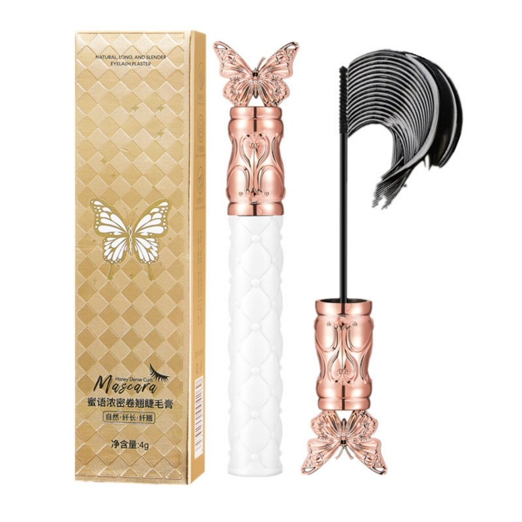 Не Оставляющая пятен Объемная Тушь Для ресниц С Гибкой Кисточкой Для создания эффекта Естественных Завитых Ресниц