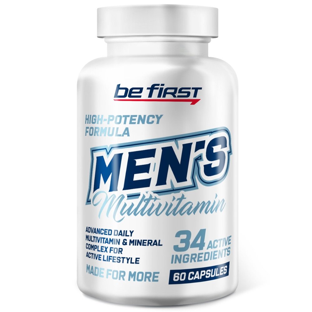 Be First Men's Multivitamin, 60 капсул