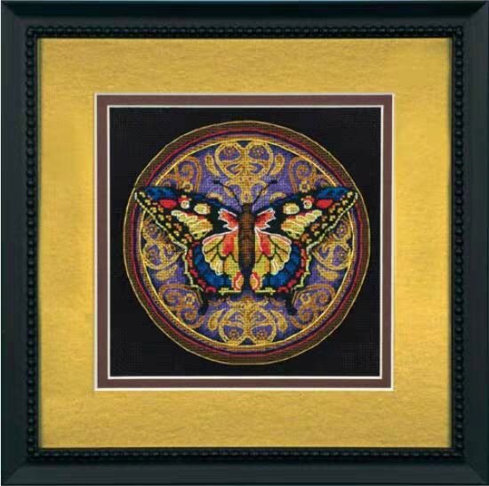 Набор для вышивания крестиком DIMENSIONS 65095 ( Ornate Butterfly ) / Импортированный оригинал-ROMIKY