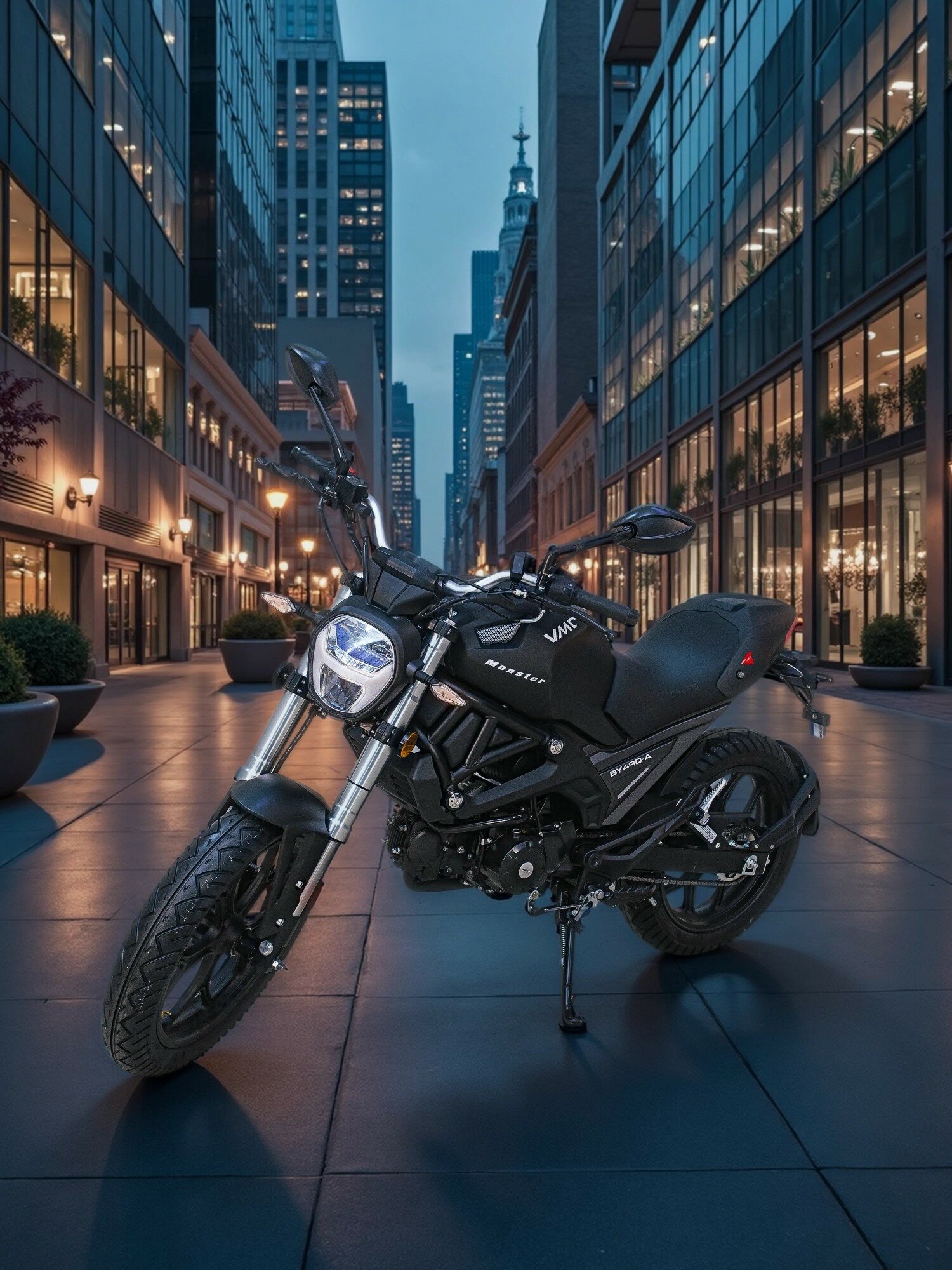 Мопед VMC Monster Black 125 (49) см3