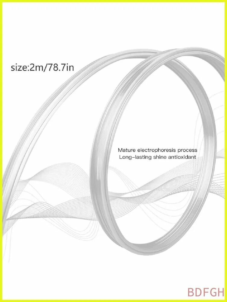 Однорельсовый карниз для штор, боковой монтаж, 2 метра/U7