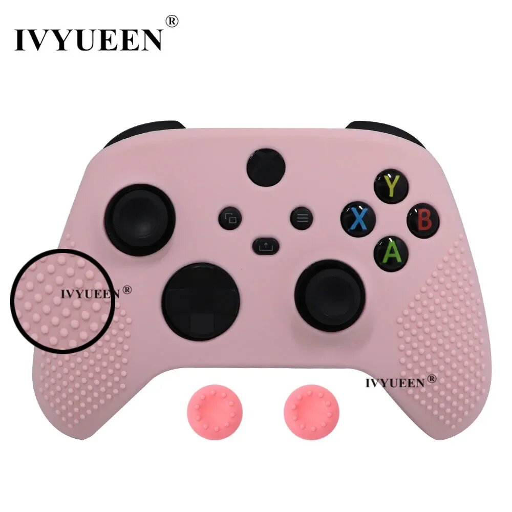 Защитный силиконовый чехол IVYUEEN для контроллера Xbox Series X S Cherry Pink