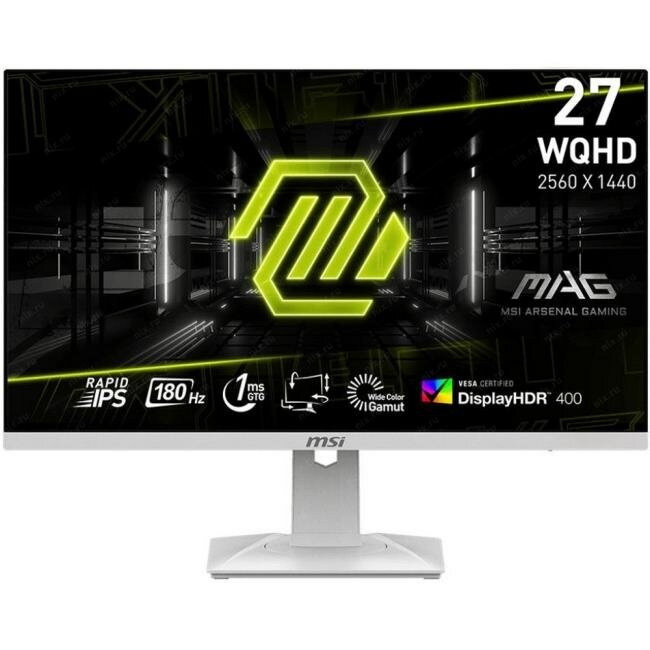 27" ЖК Монитор MSI MAG 274QRFW X32 с поворотом экрана (LCD, 2560x1440, HDMI, DP) — фото 1