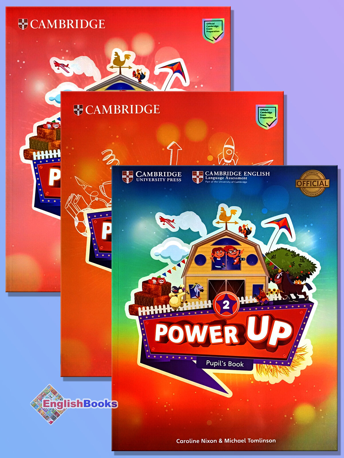Power Up 2, комплект (учебник, рабочая тетрадь, буклет, диск)
