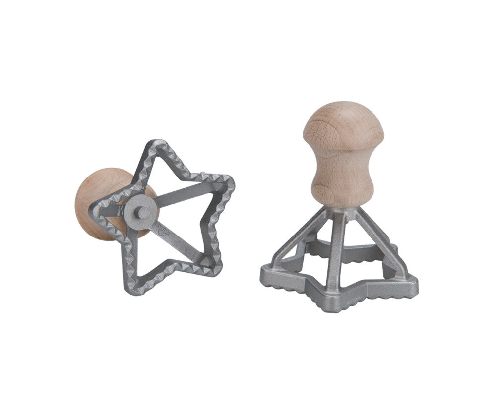 Штампик в форме звезды Eppicotispai для равиоли, пиццы, печенья, 70х70 мм