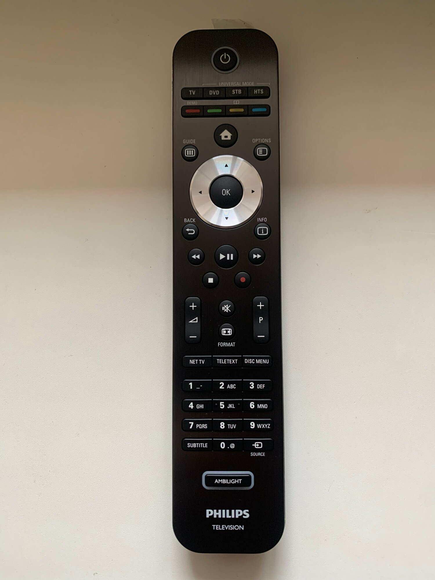 Пульт Philips RC4495/01, RC4496/01, для телевизоров Philips, оригинальный, черный