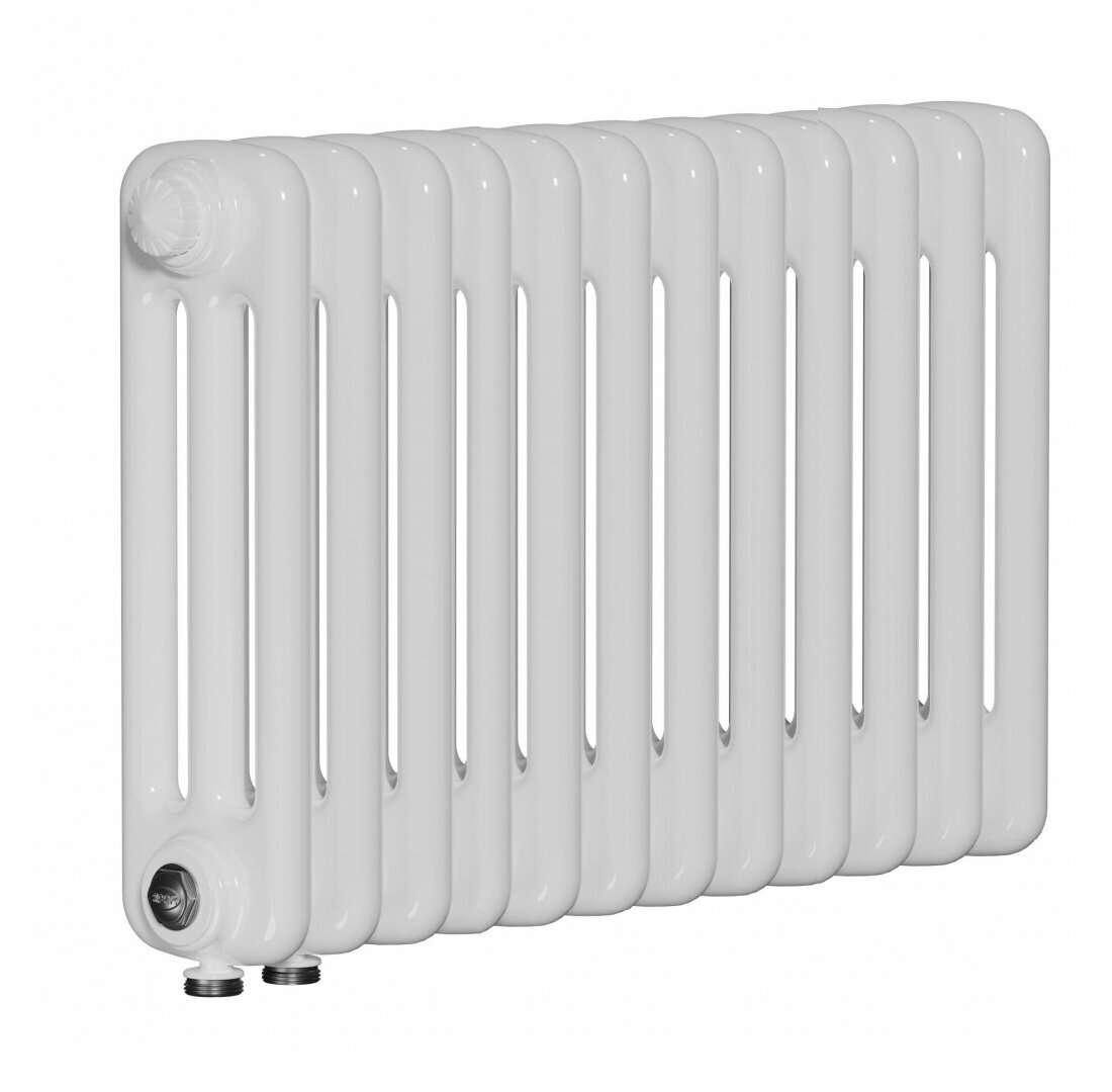 Радиатор стальной трехтрубчатый RIFAR TUBOG 3057- 12 секций, нижнее подкл. с терм. клапаном