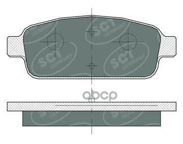 Колод. торм. перед. CHEVROLET CRUZE 09-/ORLANDO/OPEL ASTRA J 09-/MOKKA 12-/ ZAFIRA C 11-(без датч. изн SCT арт. sp360