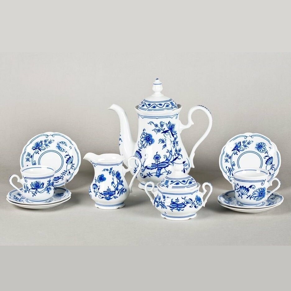 Кофейный сервиз Leander Mary-Anne Modrá Cibule 03160714-0055