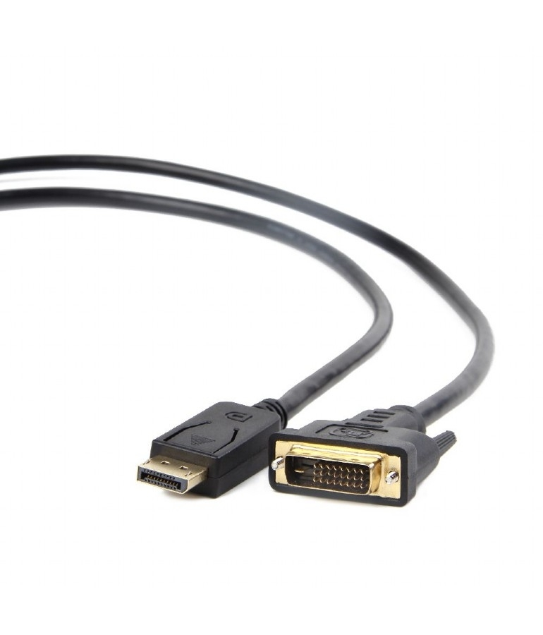 Bion Кабель DisplayPort - DVI, 20M/24+1M, позолоченные контакты, 1,8м, черный [BXP-CC-DPM-DVIM-018]