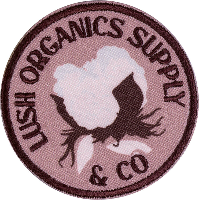 Термоаппликация Lush Organics Supperly 7,2 х 7,2 см розовый 0,125 см HKM 43067