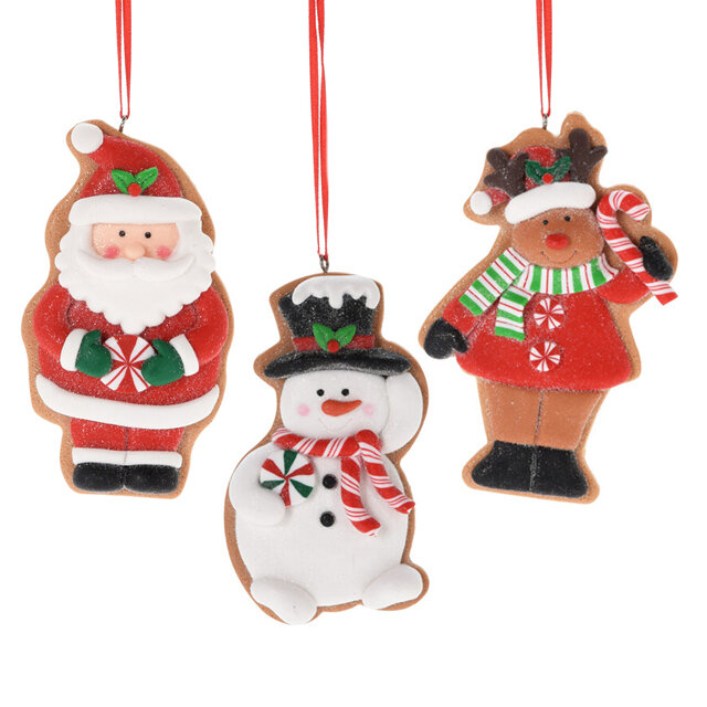 Набор елочных игрушек Bonbon Christmas 12 см, 3 шт, подвеска, Koopman (Купман), CAA728880-набор