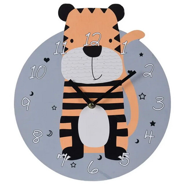 Детские настенные часы Тигренок 28 см, Koopman, Y36400600-4