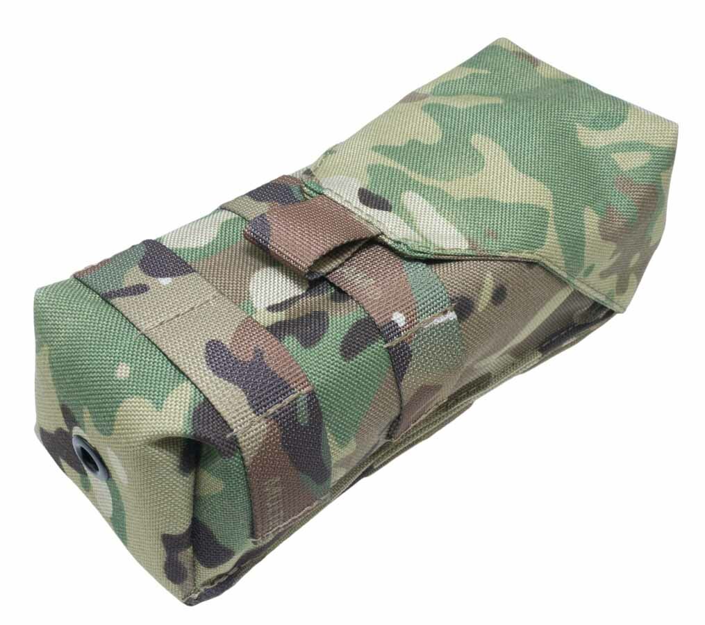 Подсумок под страйкбольные смагазины Strike с закрытым клапаном, мультикам кордура