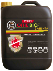 Огнебиозащита для Древесины PROFI ВГТ 10кг 1 Группа Защиты для Внутренних Работ и Фасадов.