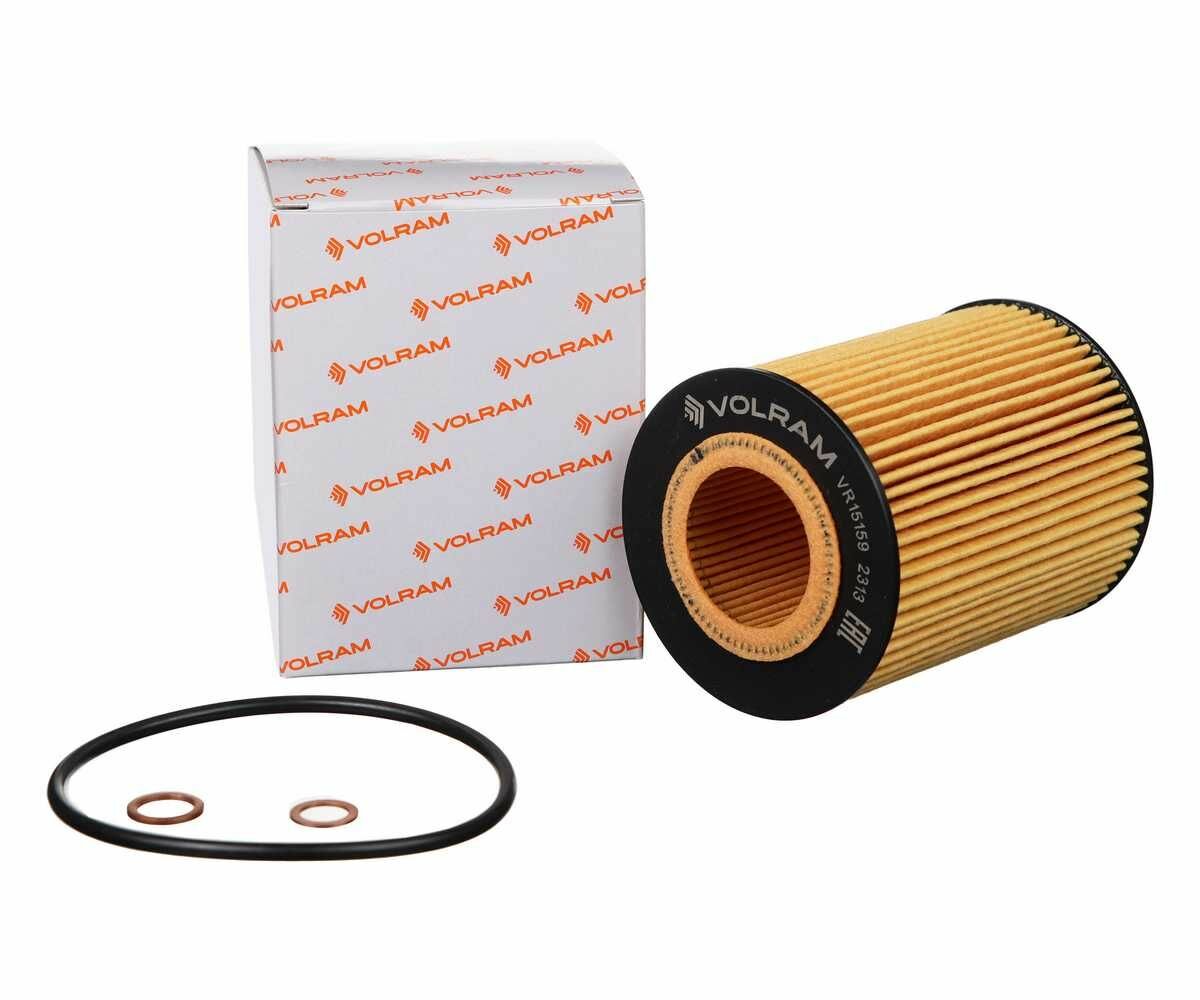 Фильтр масляный Volram VR15159 (элемент) BMW X3 2.5i-3.0i, 3 320i-330i, 5 520i-530i, X5 3.0