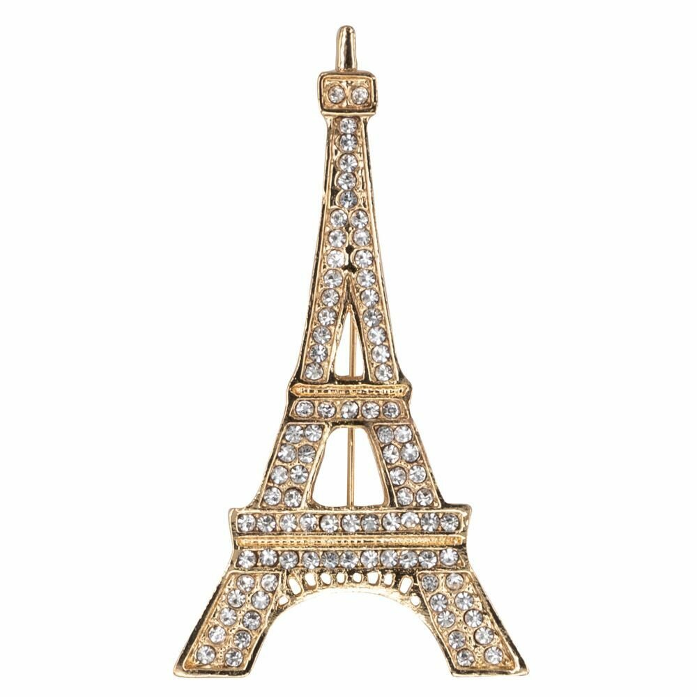 Брошь, стразы