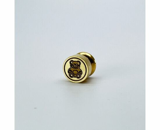 Сургучная печать Мини, 15 мм, Медведь