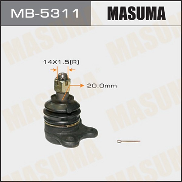 MASUMA MB-5311 опора шаровая пер. верх. bighorn ubs, ubs25