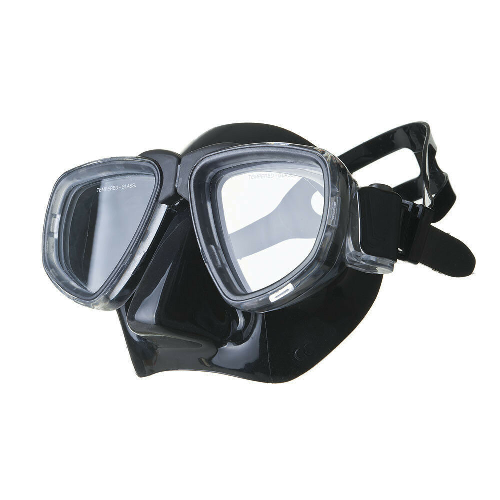 Маска для плавания SALVAS Neptun CA515N2TNSTH, размер взрослый, черная