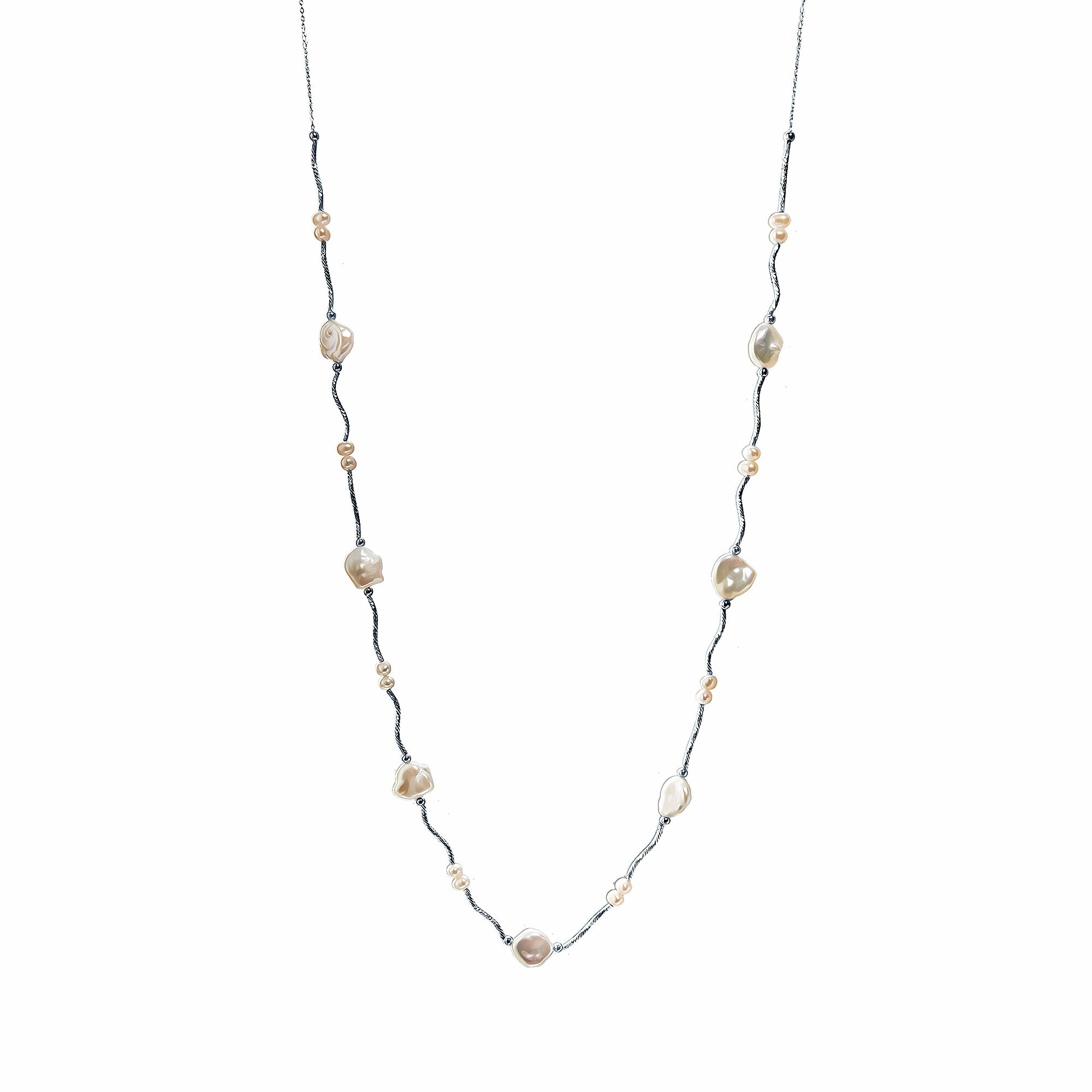 Колье, серебро, 925 проба