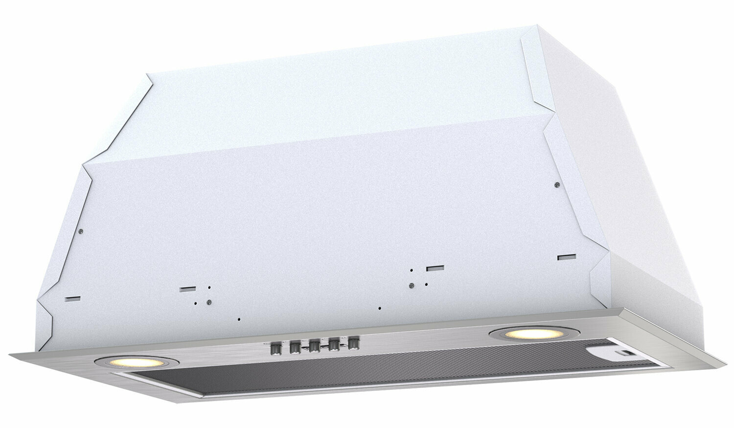 Встраиваемая вытяжка Krona Ameli PB 600 inox, 650 м3/час, 3 скорости, серебристая