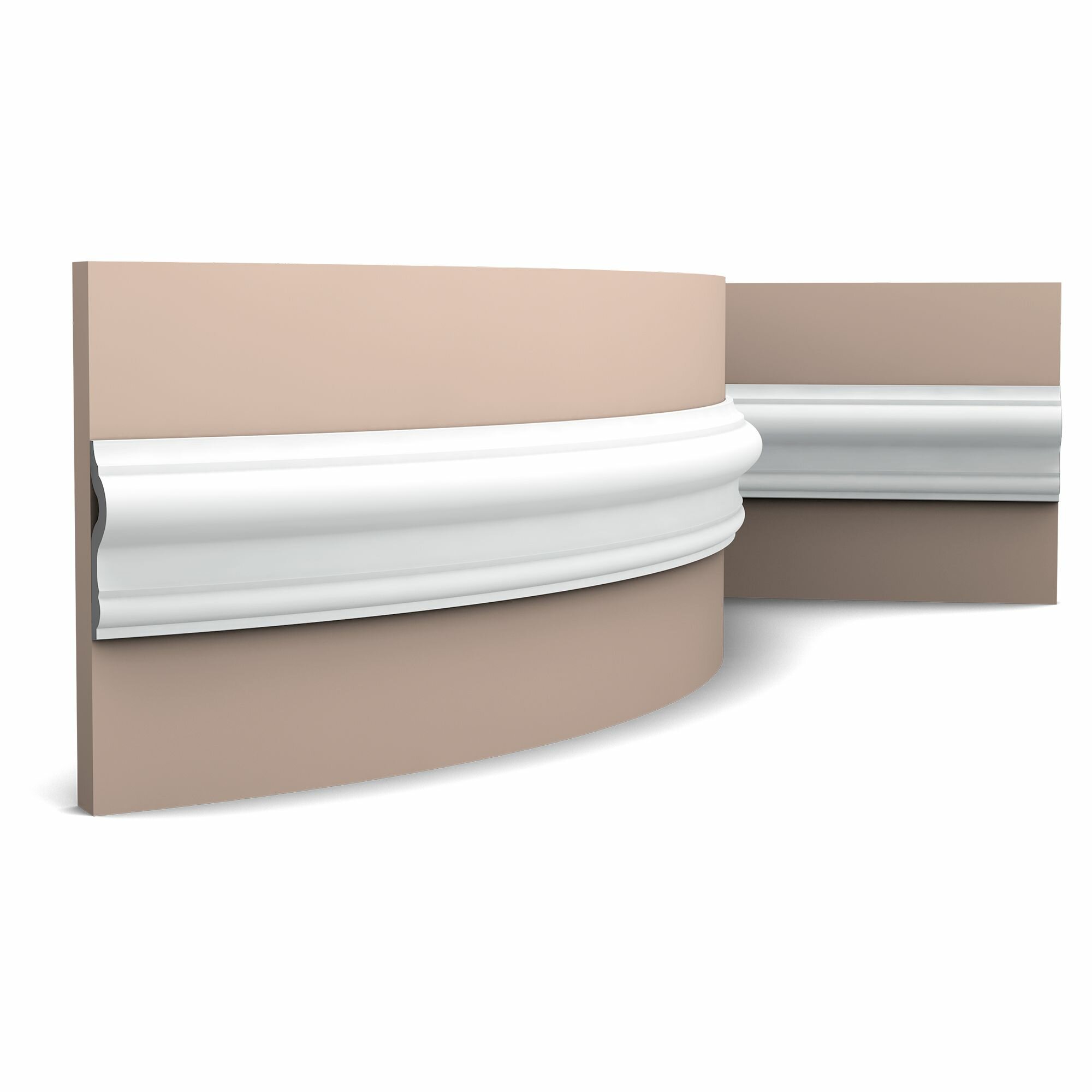 Молдинг гибкий из дюрополимера Orac Decor PX202F (75*20*2000мм)