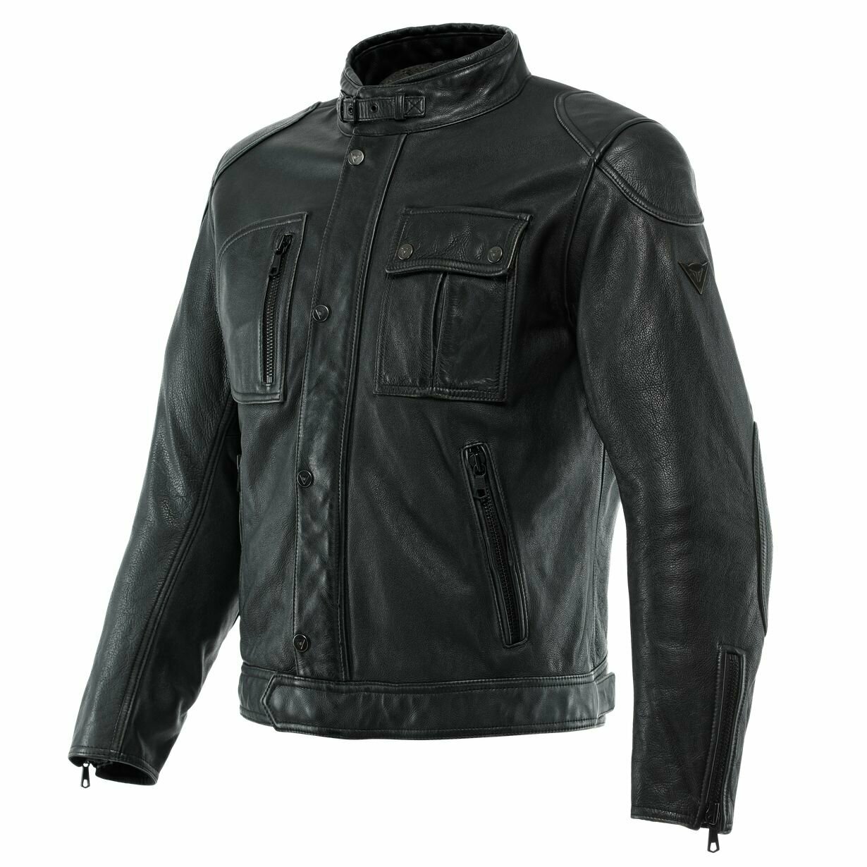 Мотокуртка мужская кожаная Dainese ATLAS LEATHER JACKET Black, (р.52)