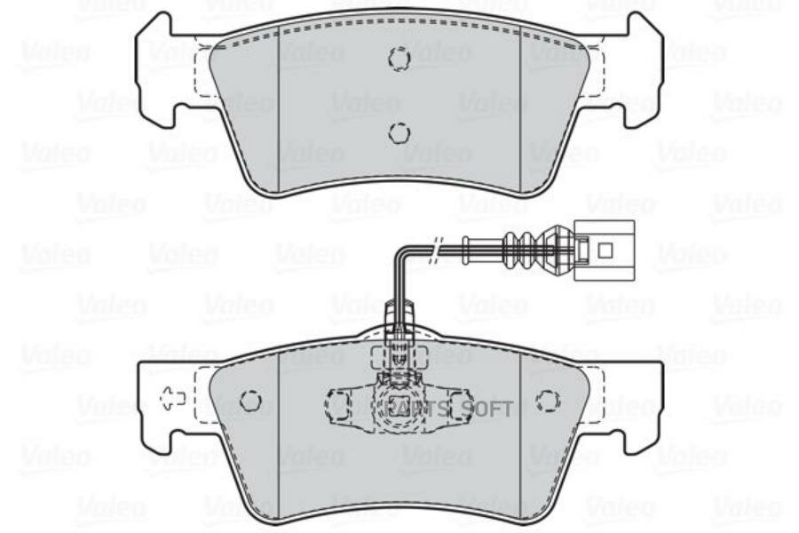 К-т дисков. тормоз. колодок VOLKSWAGEN TOUAREG 02-10 Valeo арт. 302332