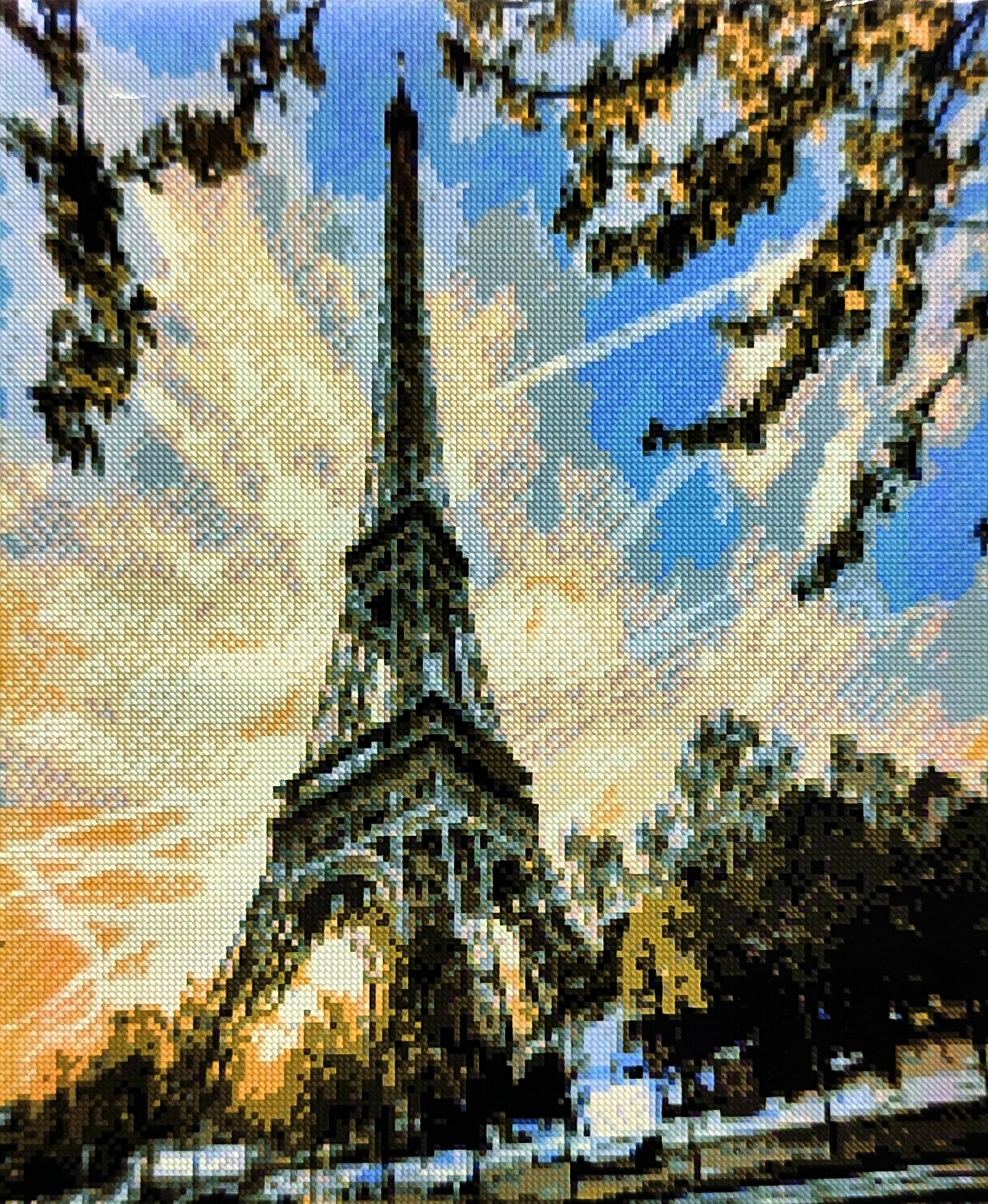 Алмазная мозаика Венеция, Италия, парень девушка 40x50, Лондон, Нью-Йорк квадратные стразы, Париж, город, романтика