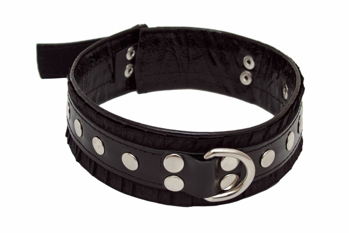 Ошейник с кружевом Индиго без поводка Индиго Ошейник с кружевом Индиго без поводка