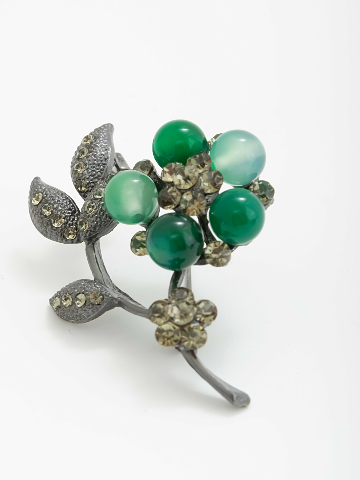 Брошь, кварц